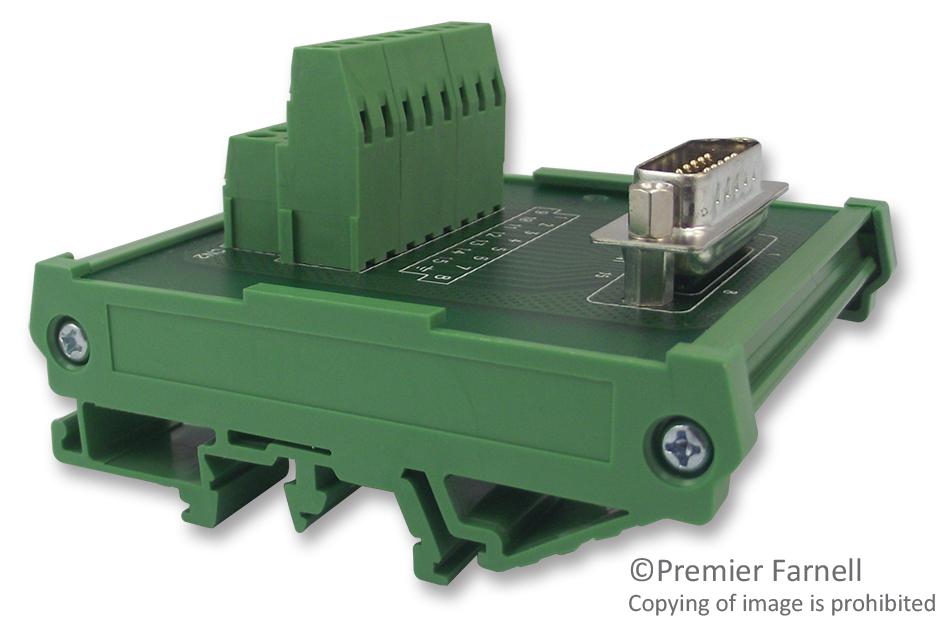 MOD-37-M - Multicomp Pro - Terminal Block Interface, D Sub 37 Position ...