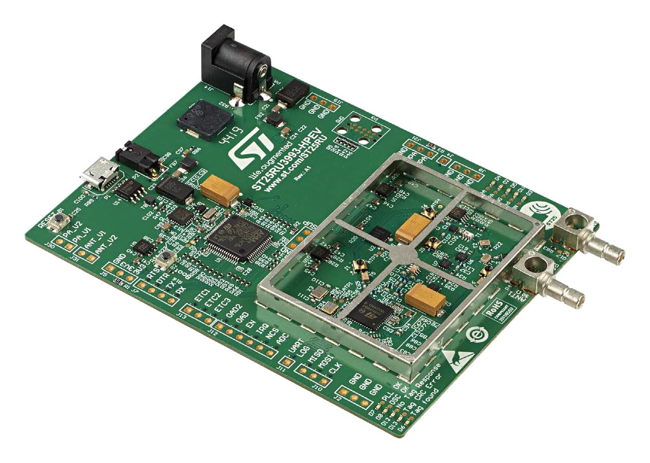 ST25RU3993-HPEV - Stmicroelectronics - Evaluation Board, ST25RU3993, RFID Reader