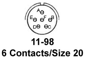 D38999/26FB98SN - Amphenol Aerospace - MIL SPEC CIR CONN, PLUG, 11-98